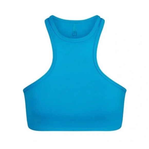 SKIMS | Swim | Skim Blue Bathing Suit Top | Poshmark